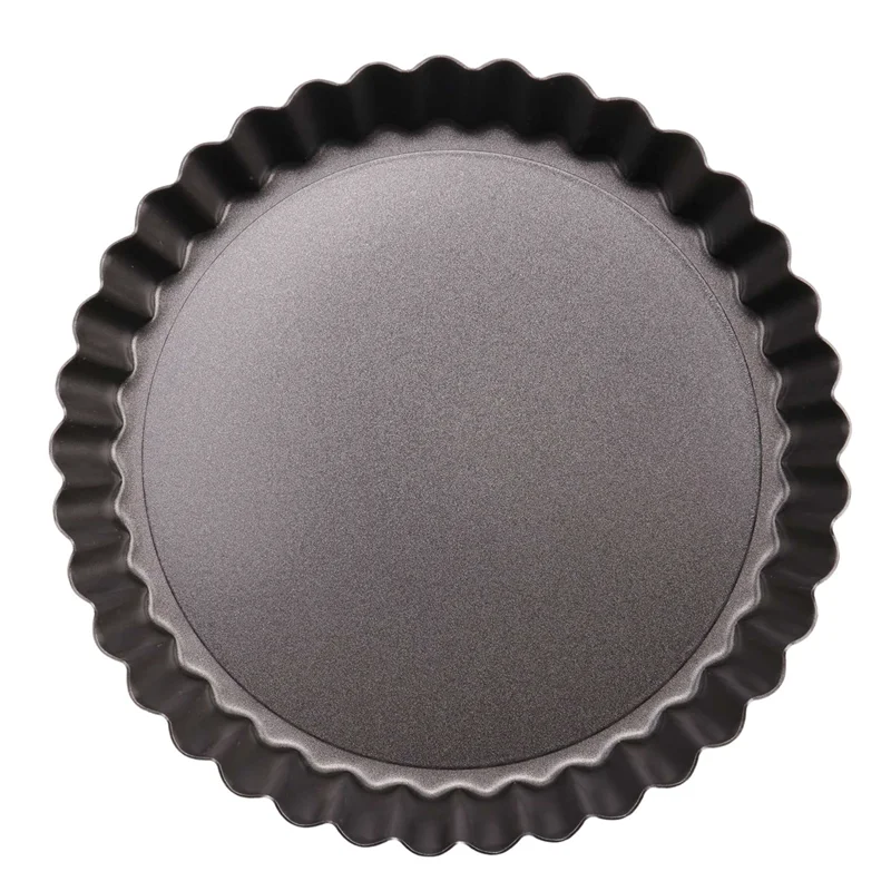 ABXF-Pie Tin,Non-Stick Pie Dish,Round Quiche Tart Pan,Pizza Plate With ...