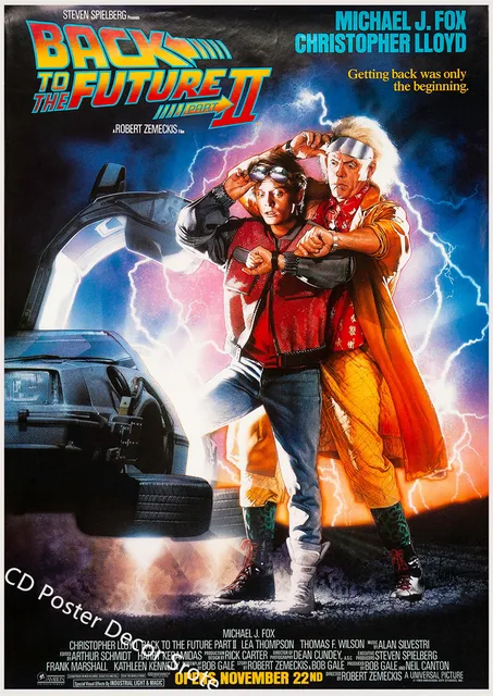 Back To The Future Movie Poster High Resolution
