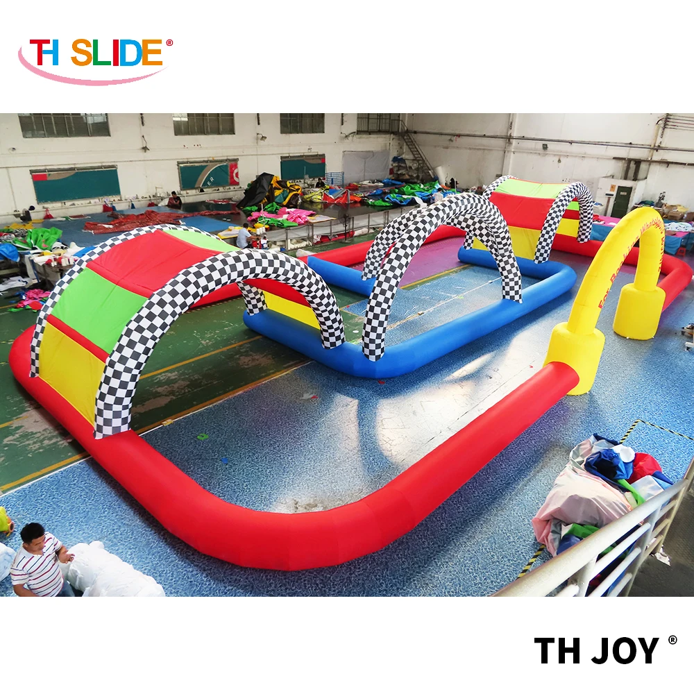 customized-inflatable-zorb-ball-go-kart-air-track-2024-newest ...