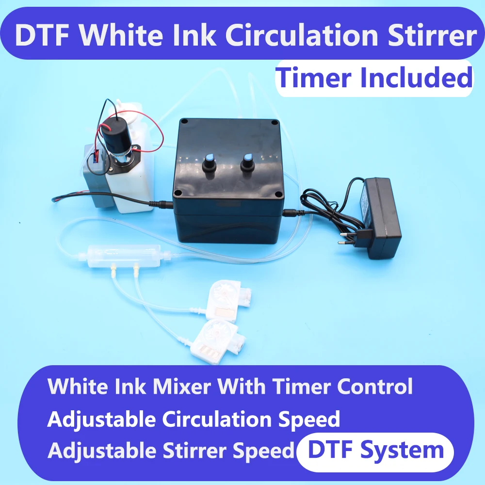 DTF-White-Ink-Circulation-System-Stirrer-Mixer-Timer-Tank-For-Epson ...