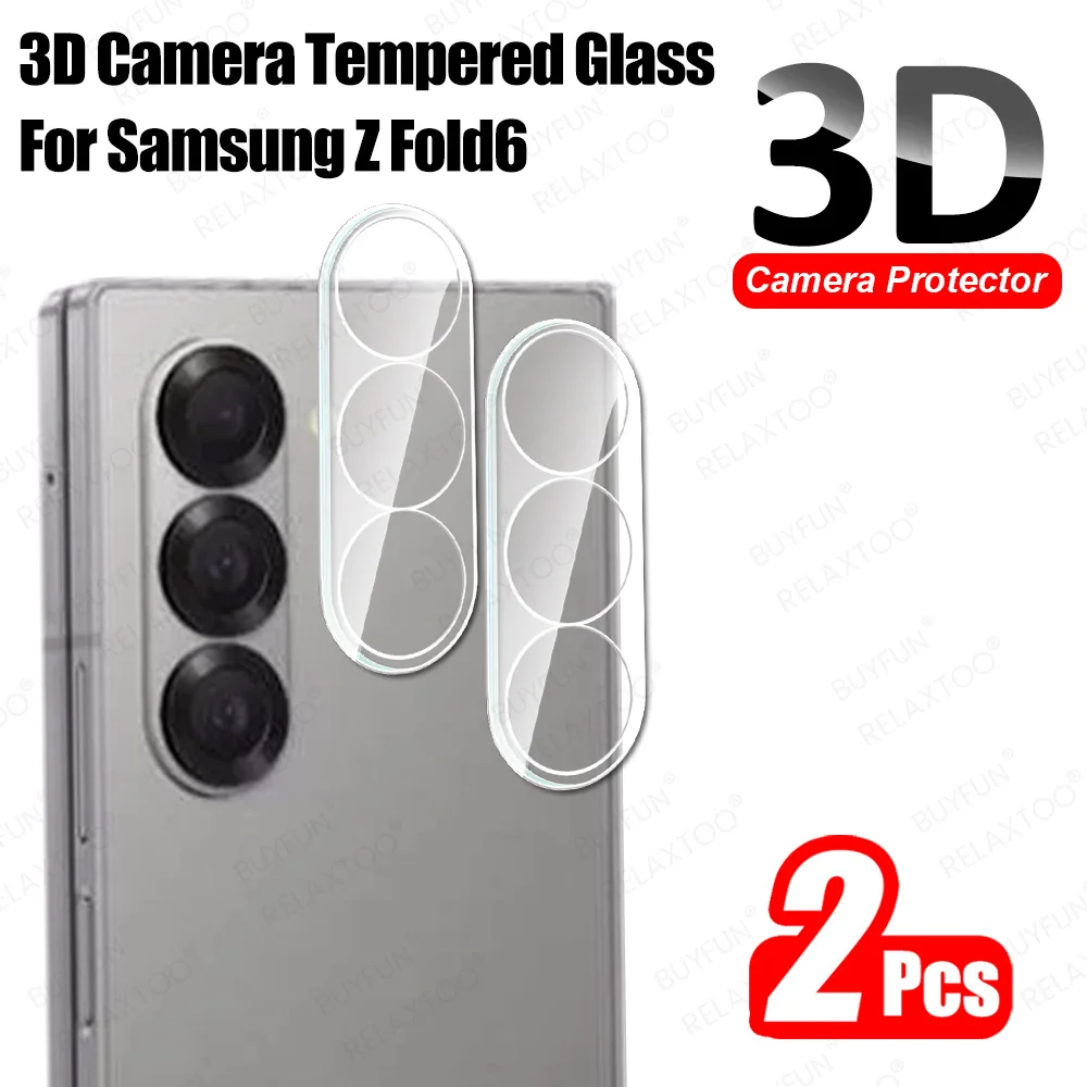 2Pcs-3D-Back-Clear-Camera-Protector-Glass-For-Samsung-Galaxy-Z-Fold-6 ...