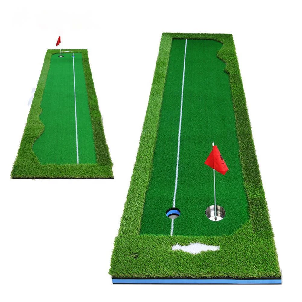 Indoor Golf Putting Practice Set Mini Green/Fairway Practice Mat Set ...