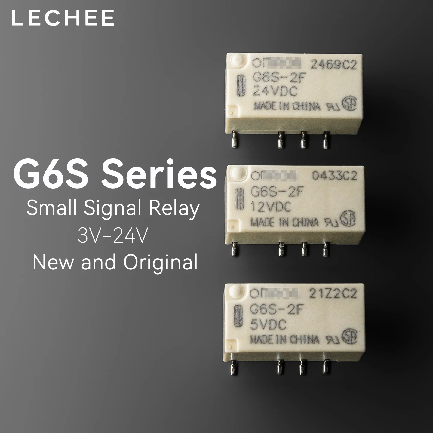 Signla Relays G6S-2 3V 5V 12V 24V G6S-2F 5V 12V 24V DC3V DC5V DC12V ...