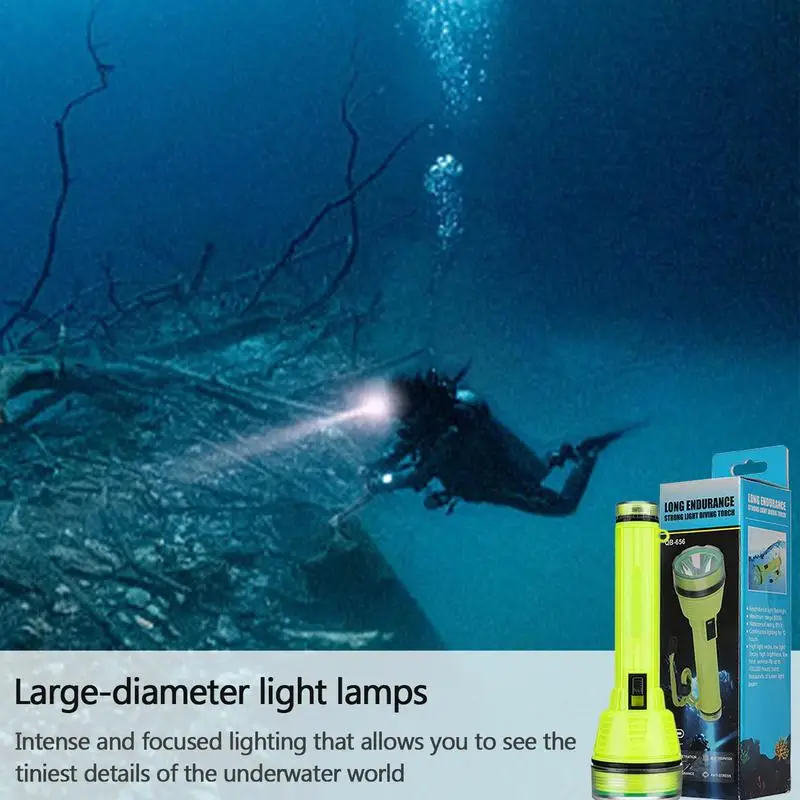 Rechargeable-Dive-Torch-Bright-Underwater-Flashlight-Waterproof-Diving ...