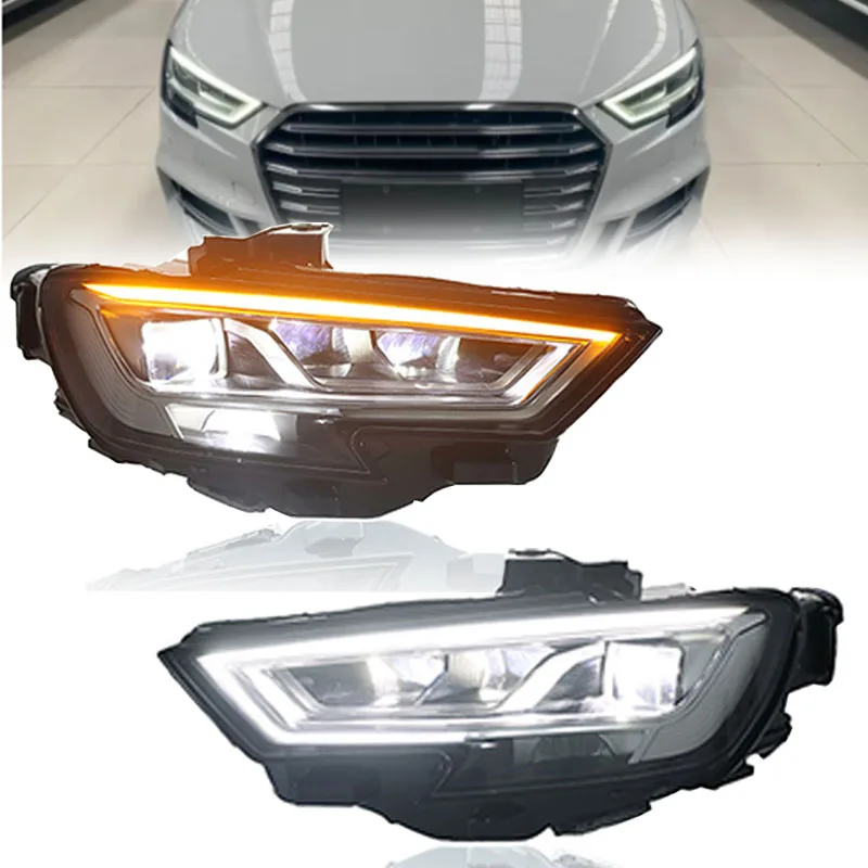 Car-Front-Lights-For-Audi-A3-Led-Headlights-2017-2018-2019-2020-S3 ...