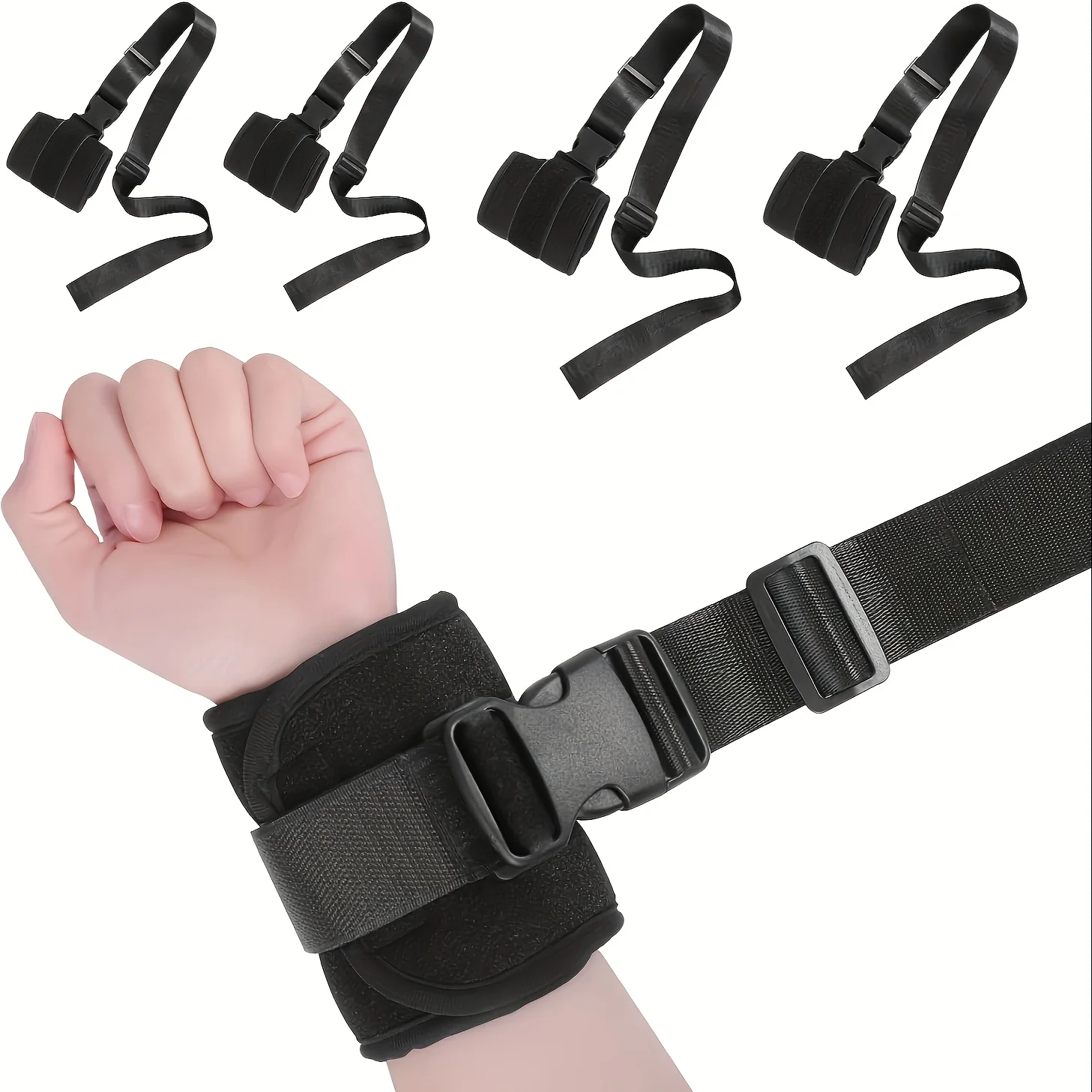Limb Restraint Belt, Bed Restraint Fixed Upper Limbs Fixed Lower Limbs ...