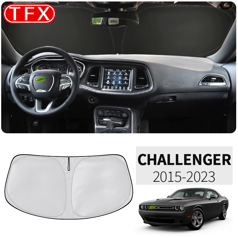For-Dodge-Challenger-2015-2023-Car-Styling-Nano-Insulat-Windshield ...
