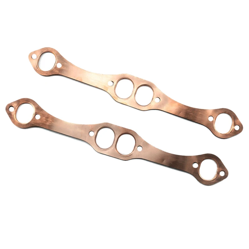 Car-Oval-Port-Copper-Exhaust-Pipe-Gaskets-Engines-Gaskets-PH306-For ...