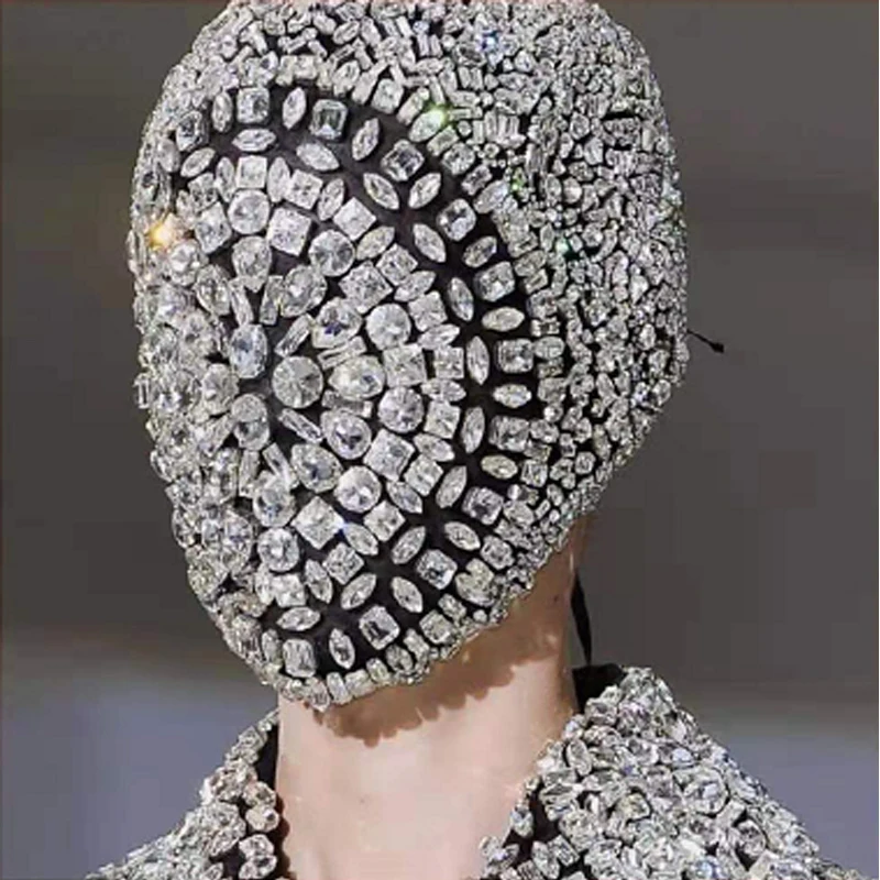 News-Full-Rhinestone-Mask-Bar-Dj-Dancer-Headwear-Stage-Costume-Gogo ...
