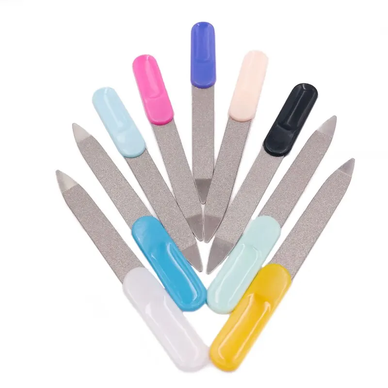 10-Pcs-Stainless-Dual-Nail-Files-Metal-Sanding-File-Pedicure-Grooming ...