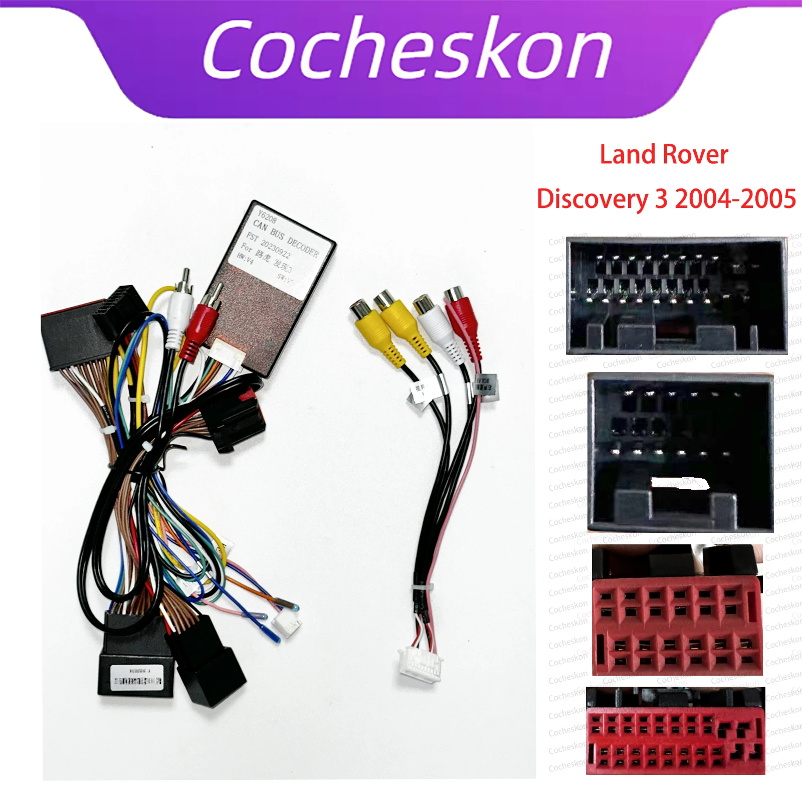 Car-16pin-Wiring-Harness-Adapter-Canbus-Box-Decoder-For-Land-Rover ...