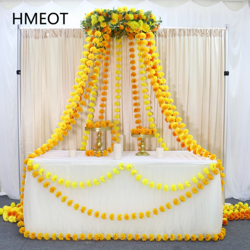 Artificial Marigold Flowers Decoration | Marigold Decoration India ...