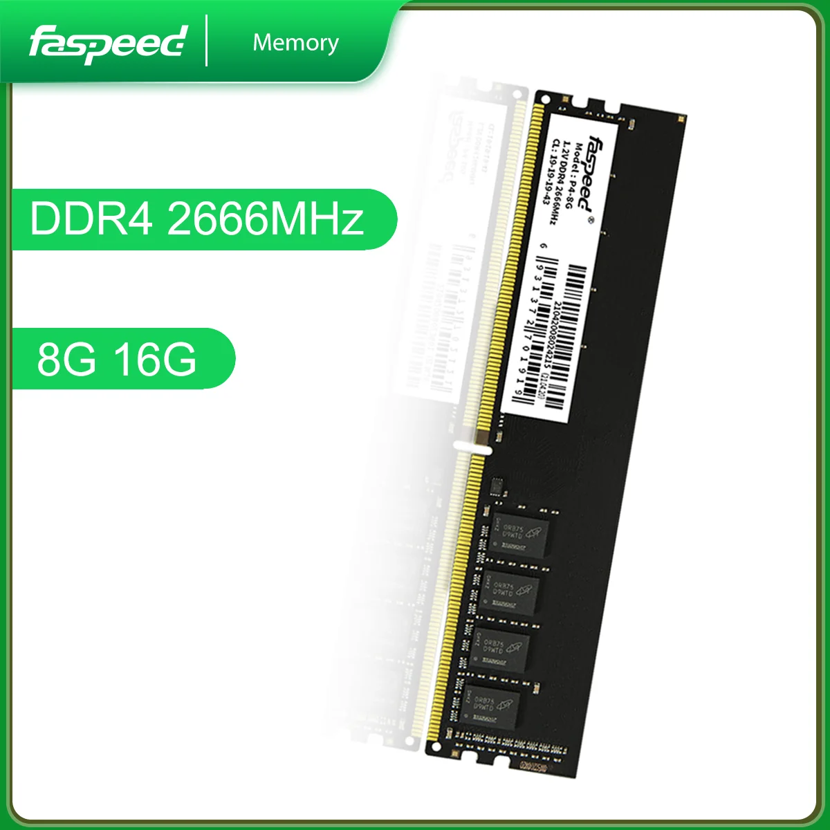 Faspeed-Desktop-DDR4-DIMM-Memory-8GB-16GB-Memoria-Ram-Ddr-4-2666MHZ-1 ...