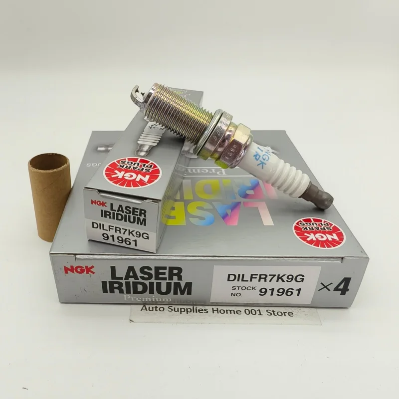 4Pcs Orignal NGK Spark Plug OE:90919-01276 DILFR7K9G 91961 For TOYOTA ...