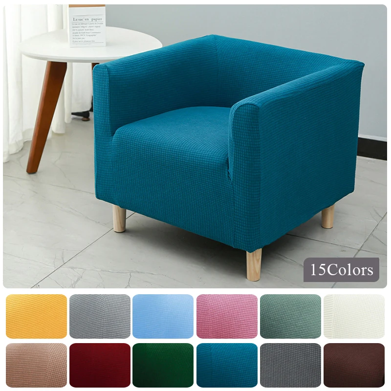 Square-Solid-Color-Sofa-Cover-Elastic-Slipcover-Armchairs-Case-Plaid ...