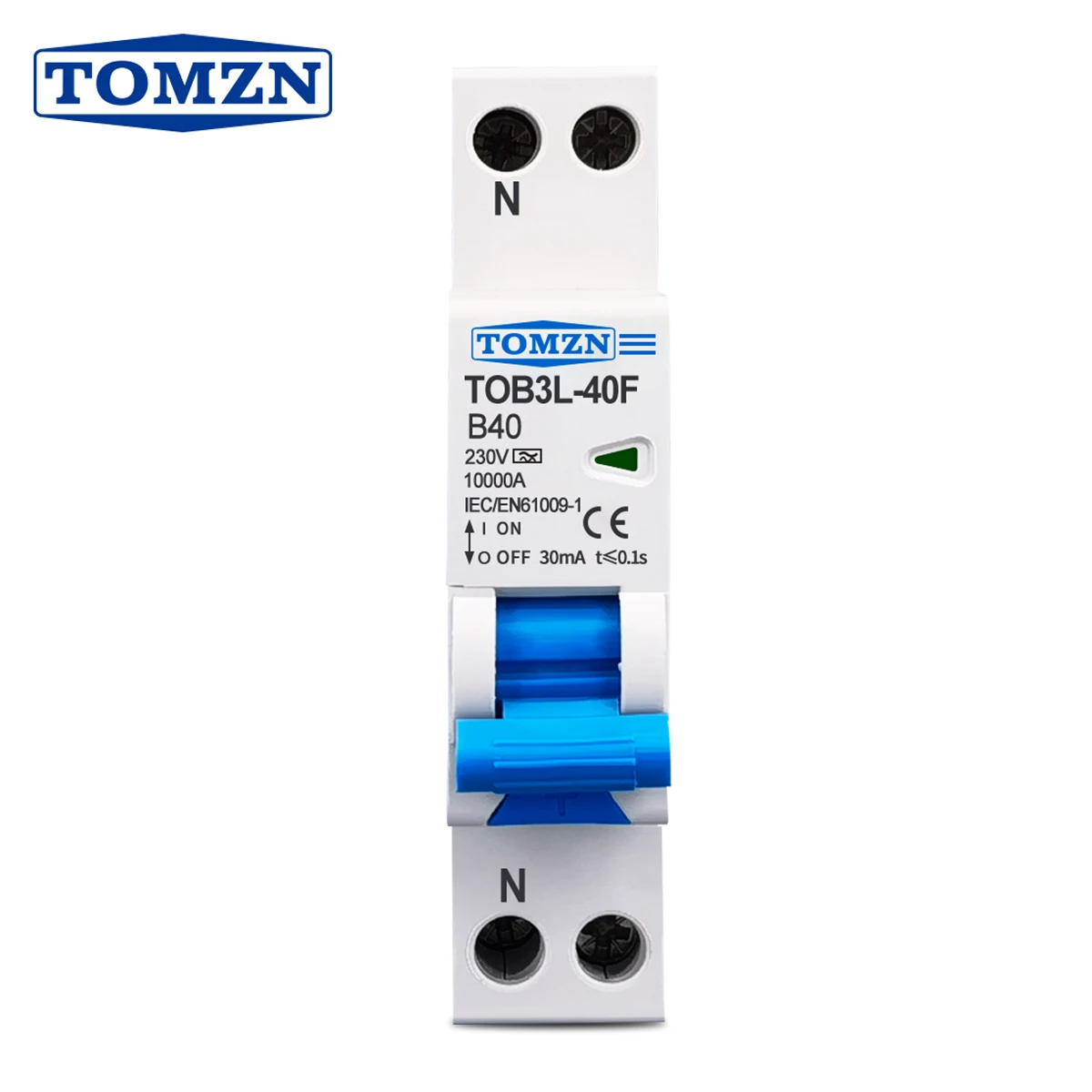 Tomzn TOB3L-32F УЗО Дифавтомат с Защитой от Сверхтока и Утечки Тока