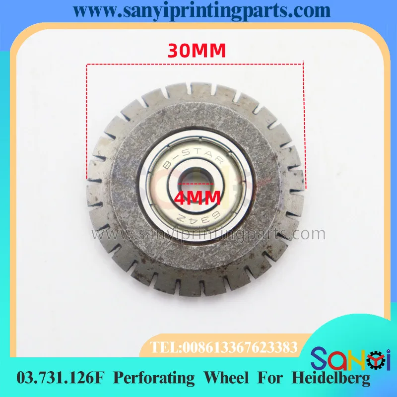 5 Piece Best Quality 03.731.126F Perforating Wheel 30x4x5mm For ...