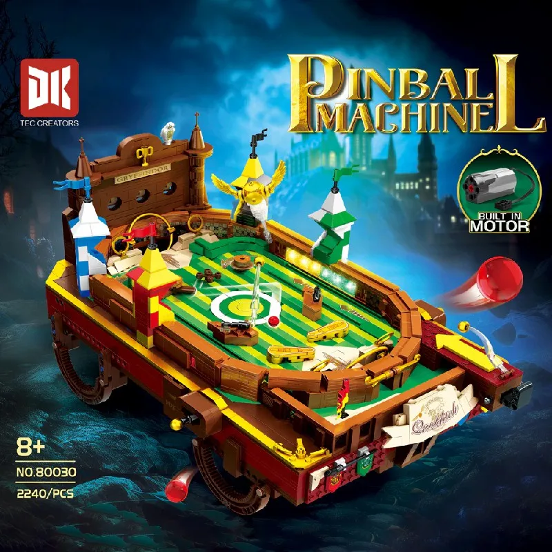 Movie Pinball Machine Modular Buildings Blocks With Motor Game Table ...