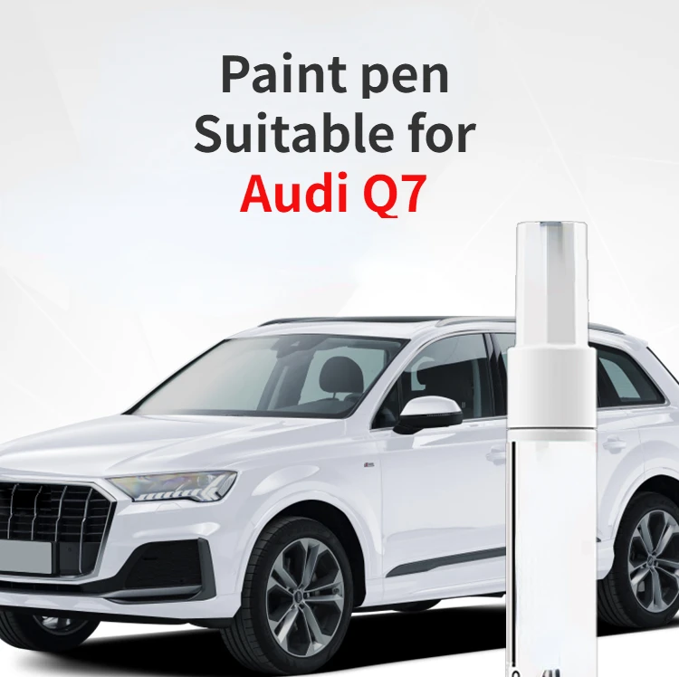 Paint pen Suitable for Audi Q7 Paint Fixer Glacier White Car Paint ...