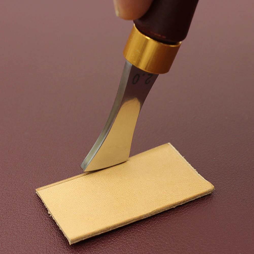 1/1.5/2/2.5mm Leather Edge Creaser Stainless Steel Shallow Slot Edge ...