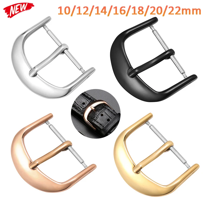 Stainless Steel Watch Buckle Pin Clasp Watchbands Button for Watch Band ...