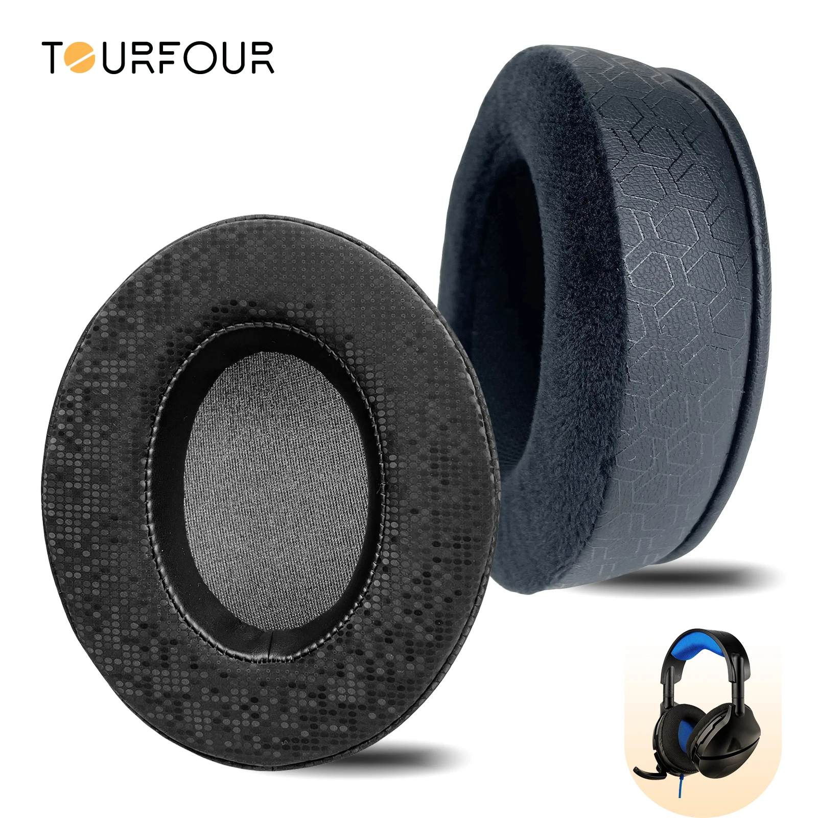 TOURFOUR-Replacement-Earpads-for-Turtle-Beach-Stealth-300-400-450-500 ...
