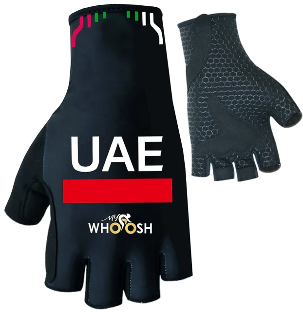 2024 UAE Team Cycling Gloves Half Finger Men Women Ropa Road Bike ...