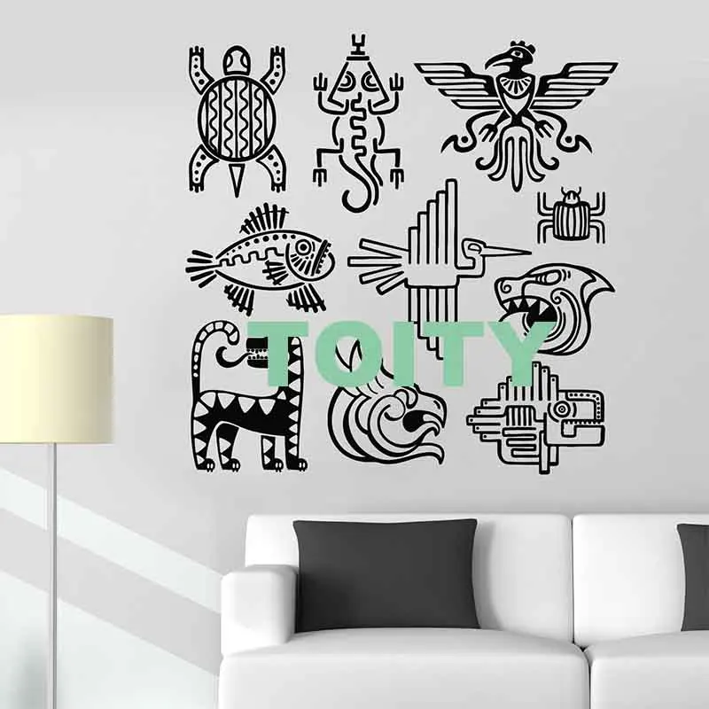 Aztekische Stammes Design Tapete