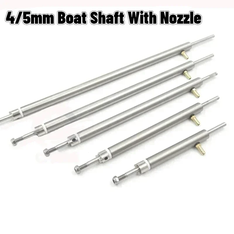 4-5mm-RC-Electric-Racing-Boat-Shaft-Assembly-Stainless-Steel-Tube-Shaft ...