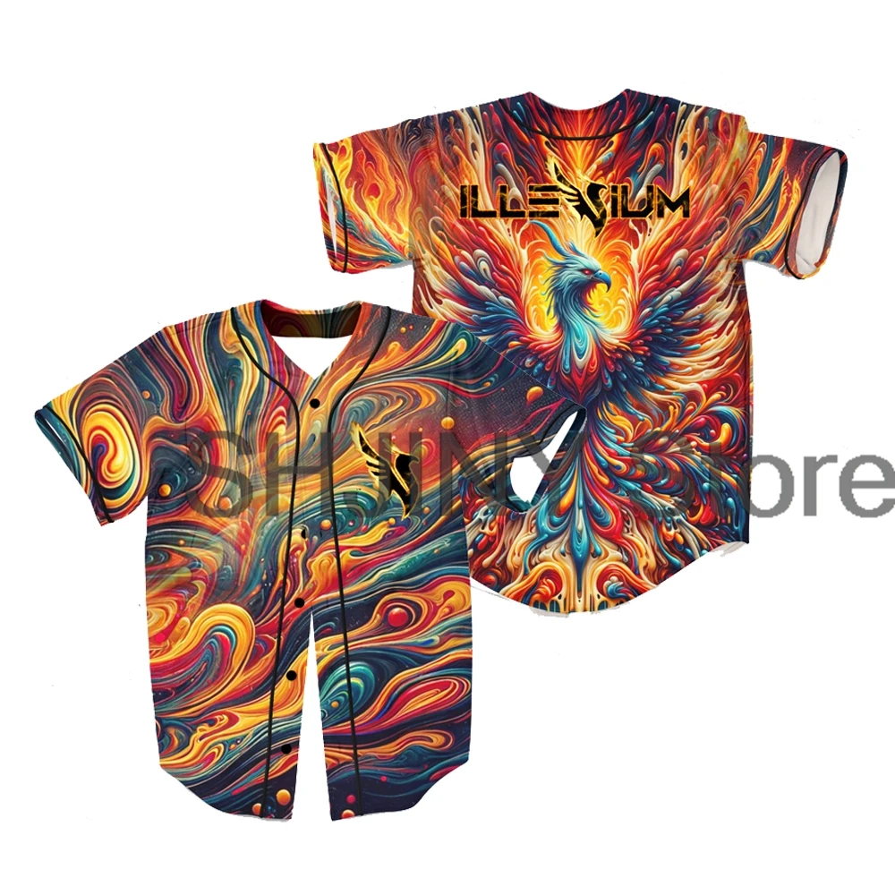 Illenium-Acid-Trippy-Fire-Psychedelic-Rave-Baseball-Jersey-EDM ...