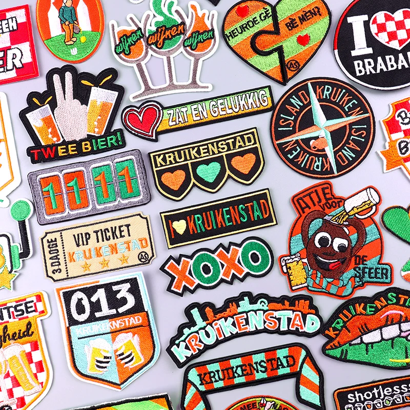 Nederland-Carnaval-Patches-Kruikenstader-Embleem-Borduurpatches-Voor ...