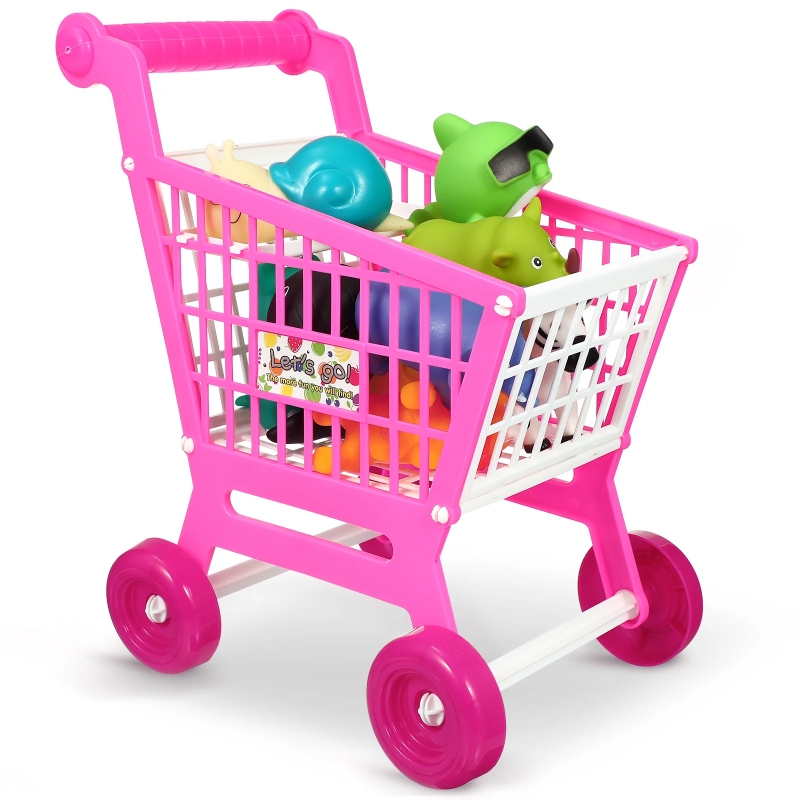 Kids-Shopping-Cart-Trolley-Play-Pretend-Grocery-Cart-Supermarket ...