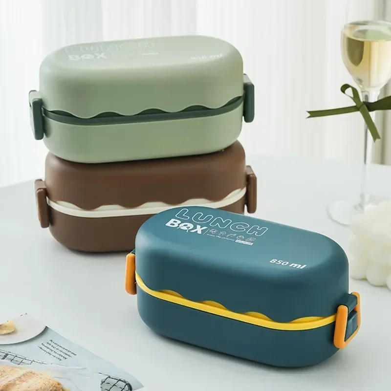 Hot Lunch Box,Leakproof Bento Box for Kids Adults,Cutlery Set Bento ...