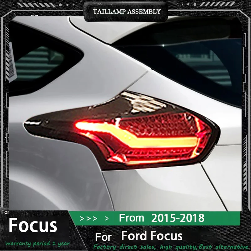 Car Led Taillight Assembly For Ford Focus Tail Lights Sedan 2015 2016 ...
