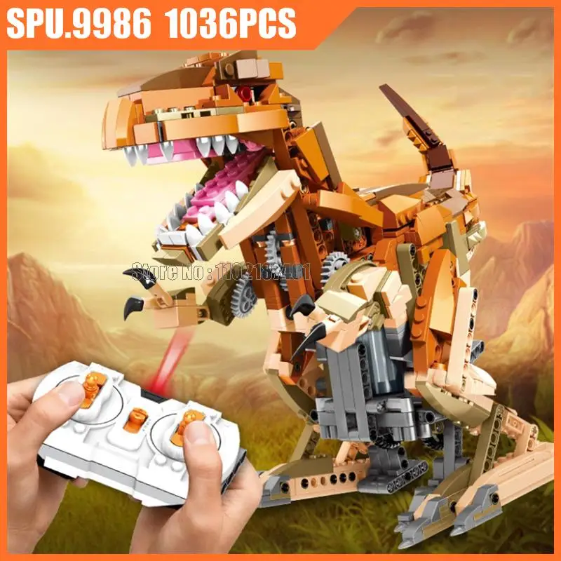 205035-1036pcs-Jurassic-Dinosaur-Tyrannosaurus-Rex-T-rex-App ...