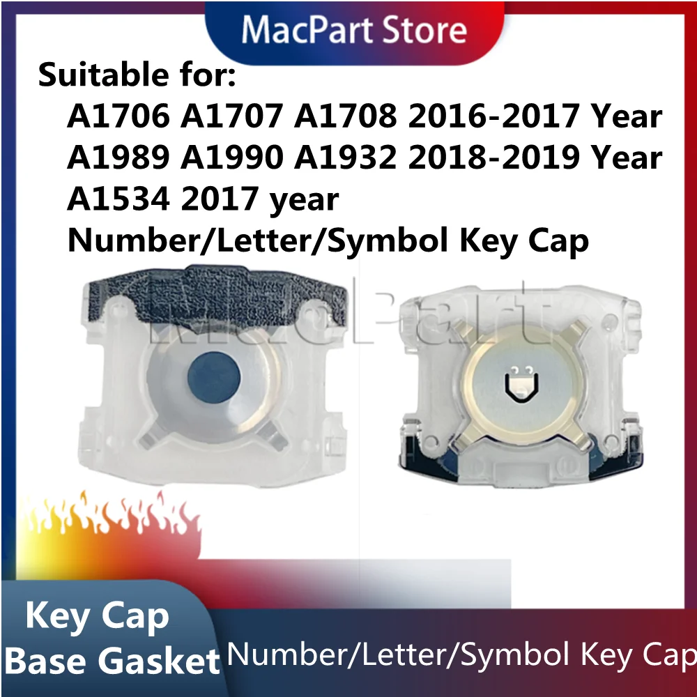 5PCS-Individual-Number-Letter-Symbol-Key-Cap-Base-Gasket-for-MacBook ...