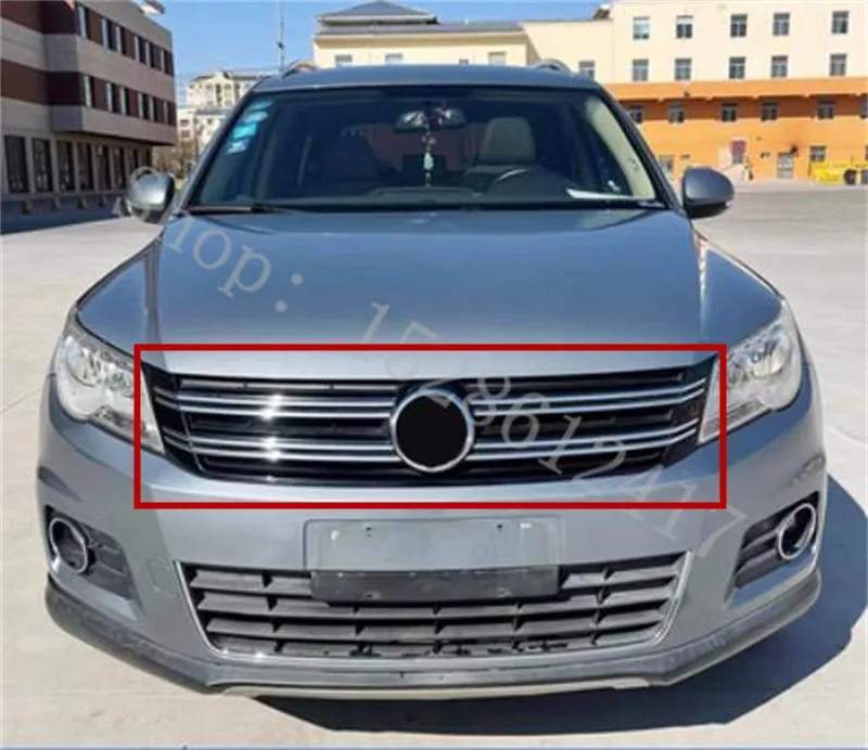 for-Volkswagen-Tiguan-MK1-2010-2012-Front-Grille-Around-Trim-Racing ...