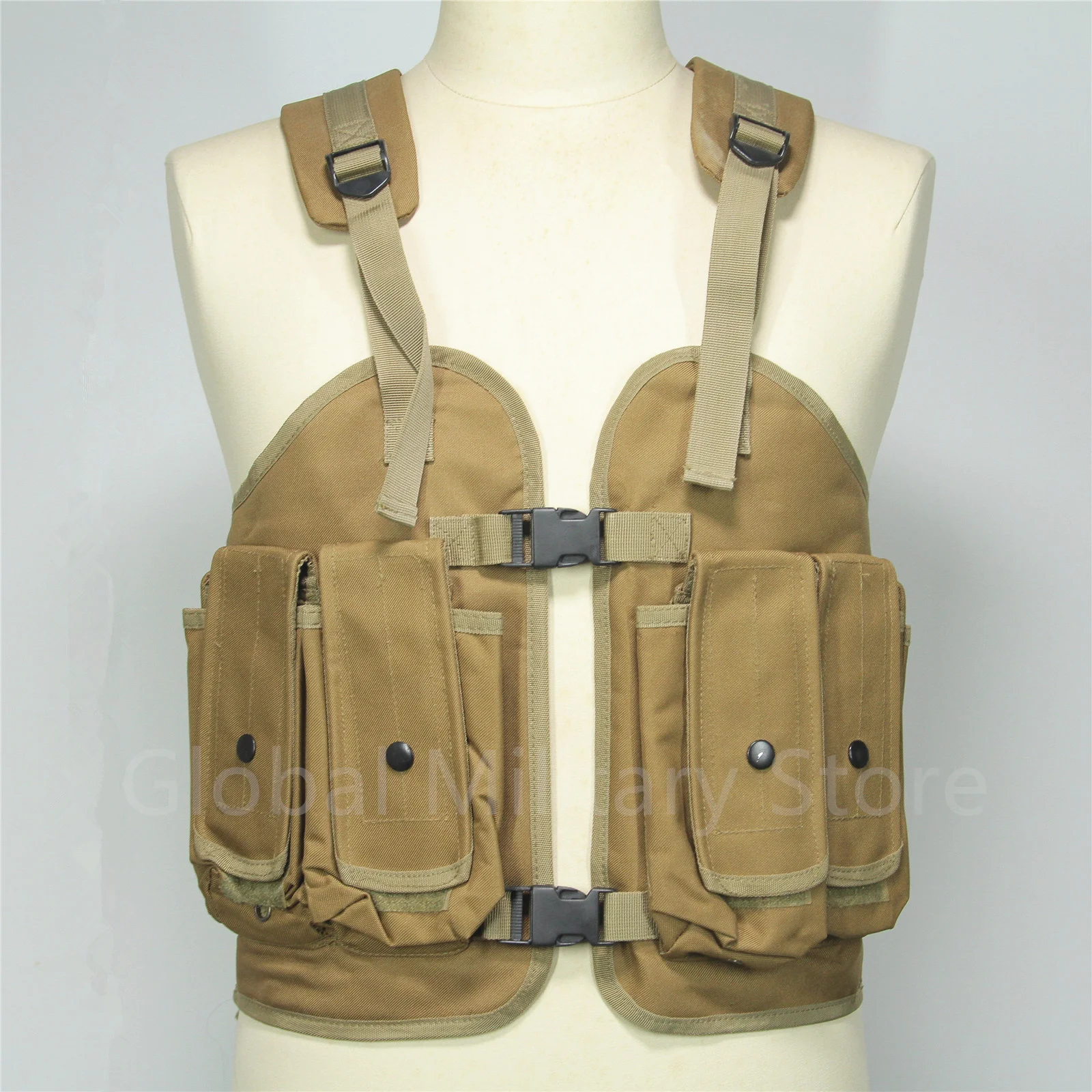 Tactical-Vest-Molle-Magazine-Pouch-6Pockets-Fit-AR5-56-AK7-62-5-45-30rd ...