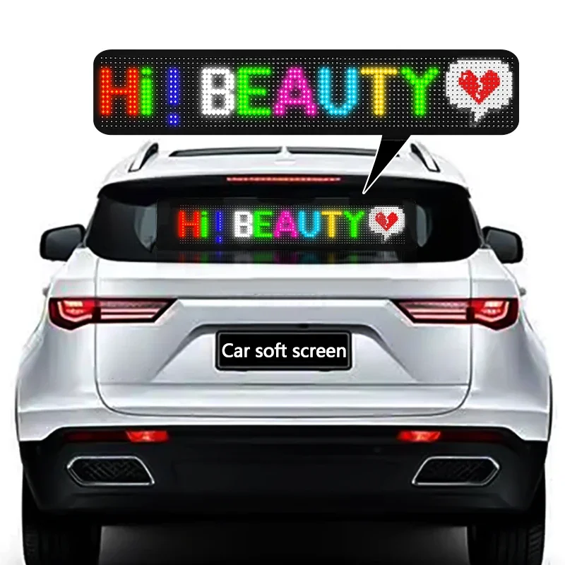 LED-RGB-Screen-Sign-Advertising-Led-Panel-Car-Rear-Window-Display ...