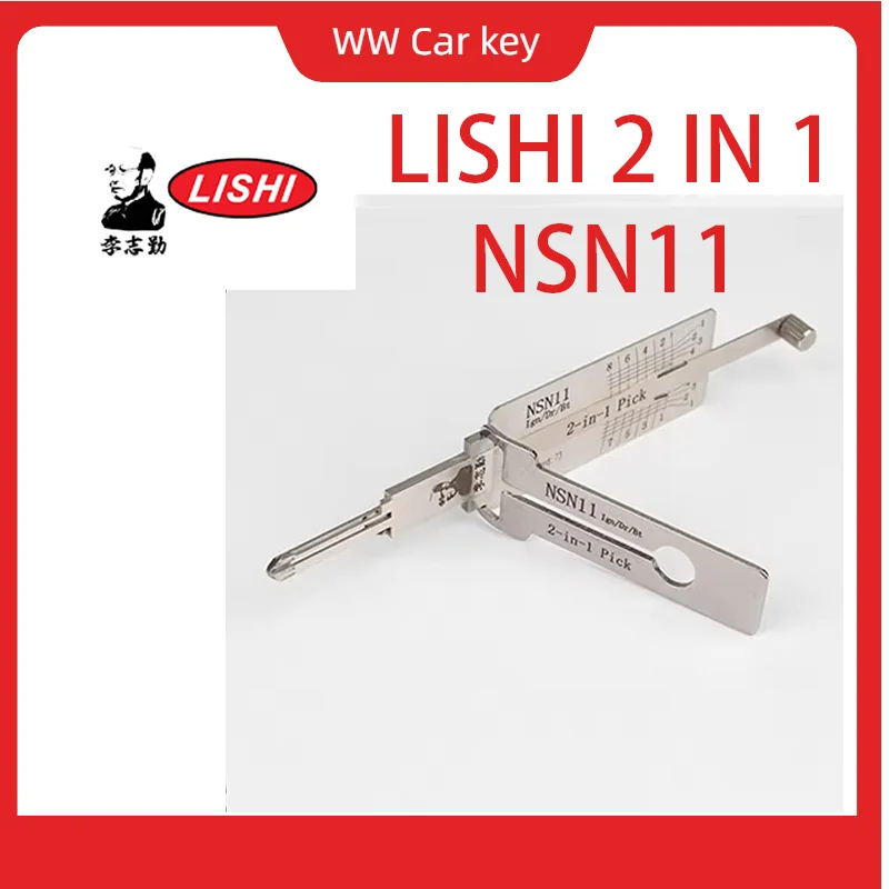 Lishi 2 IN 1 NSN11 LOCKSMITH TOOL for N Issan Old IGN/ Dr/Bt Pick ...