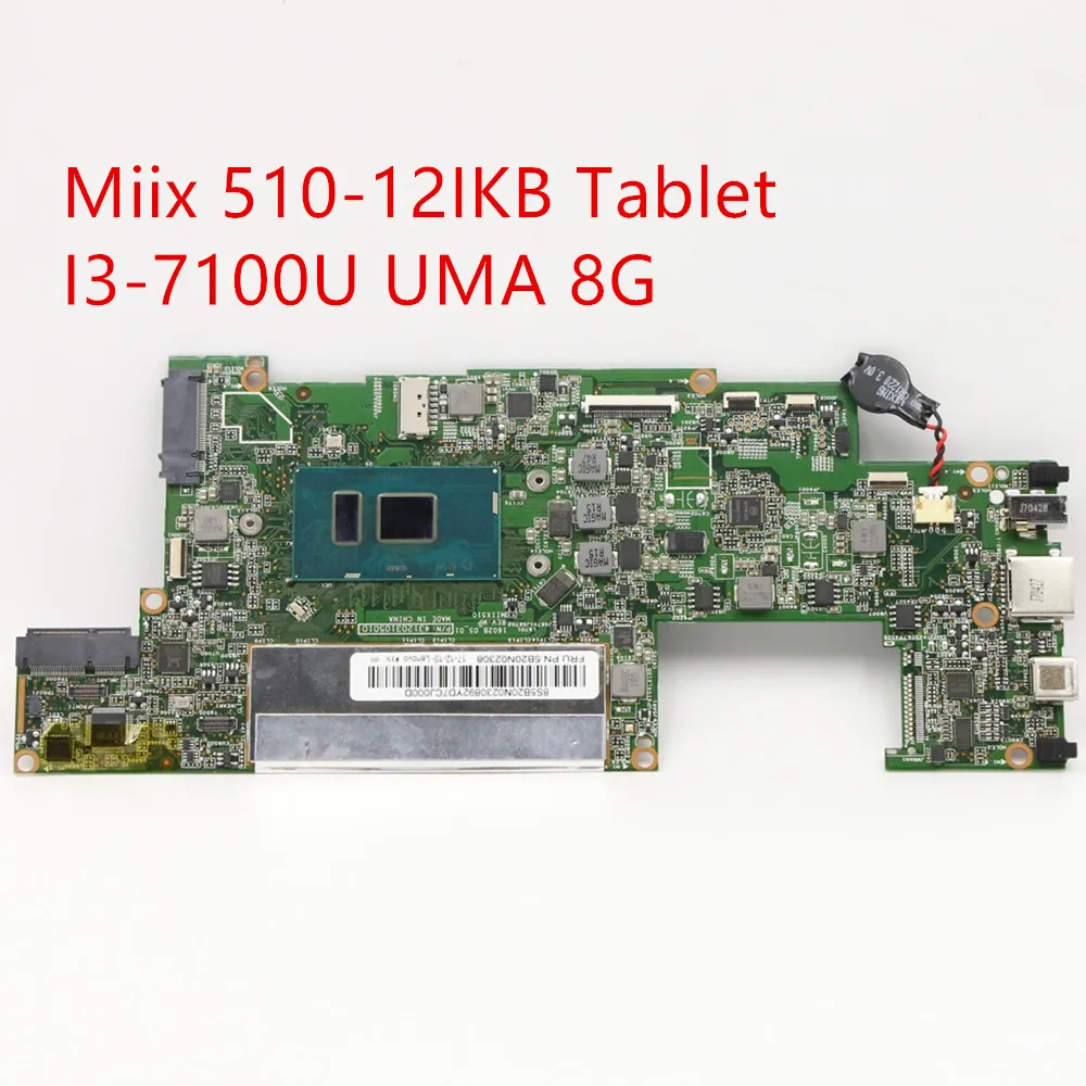 Motherboard-For-Lenovo-ideapad-Miix-510-12IKB-Tablet-Mainboard-I3-7100U ...