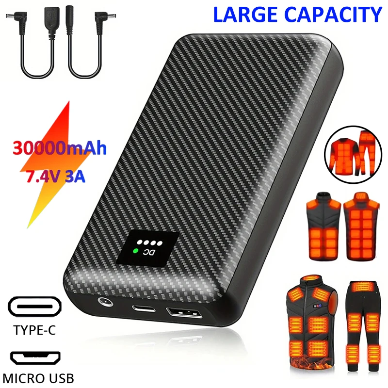 Ranwomen-Powerbank-30000mAh-Portable-Heating-Power-Bank-for-Heating ...