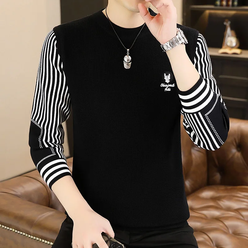 Autum-Winter-Designer-New-Fashion-Luxury-Knitted-O-Neck-Sweater-High ...