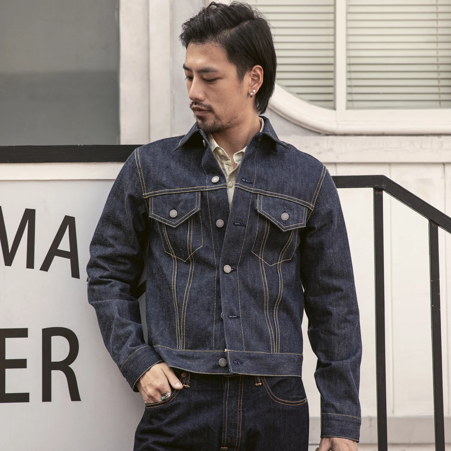 Red Tornado 557XX Trucker Denim Jacket Type 3 Selvedge Men Outerwear ...