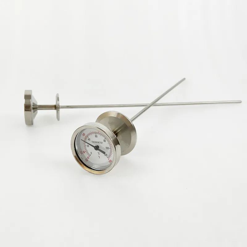 Ferrule-OD50-5mm-Or-64mm-Lengthened-Tri-clamp-Thermometer-Dual-Scale ...