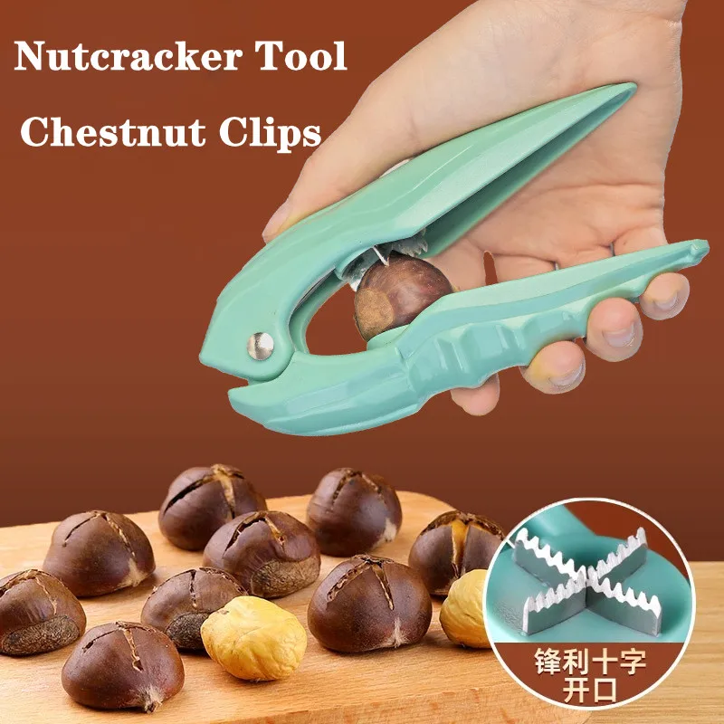 Stainless-Steel-Chestnut-Clip-Machine-Nutcracker-Opener-Tool-Nuts ...