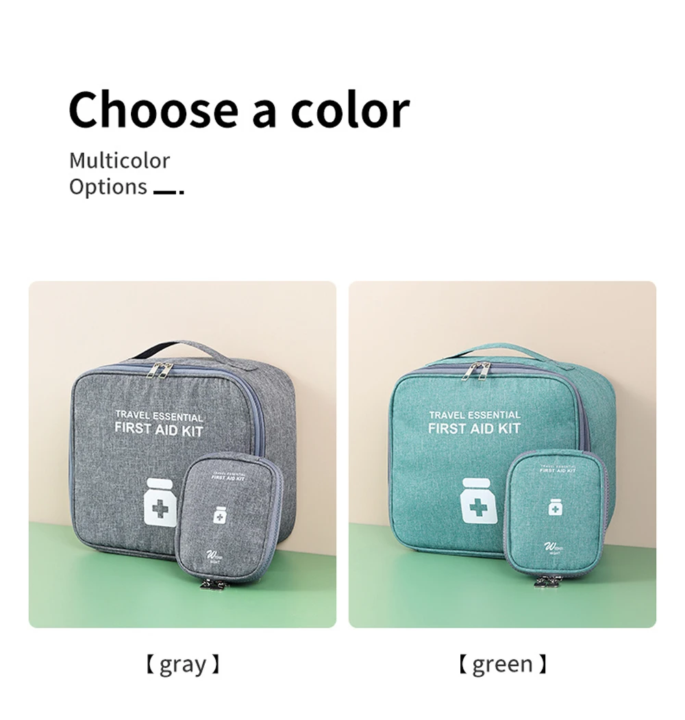 Trousse de secours,AfricLarge-Trousses de premiers soins portables pour la maison et la voiture ...