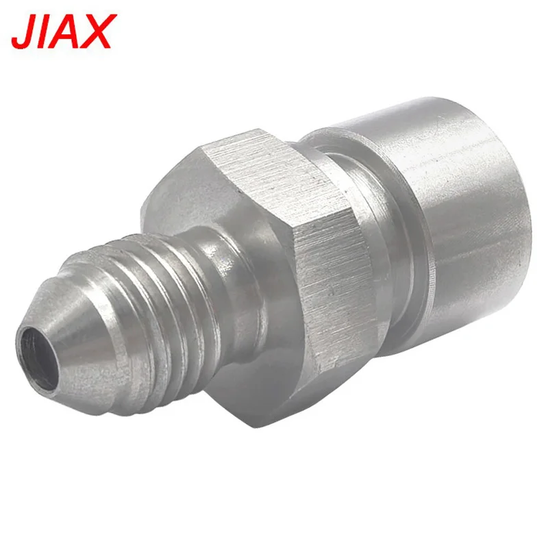 Stainless Steel 3AN Male to 3/8-24 Metric Inverted Flare Female Brake ...