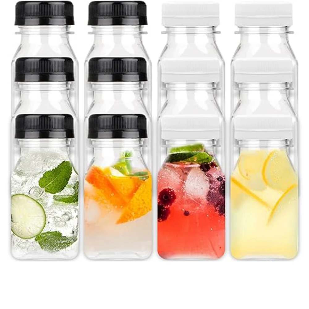 4-Pcs-Plastic-Juice-Bottles-New-120ML-150ML-Transparent-Clear-Drink ...