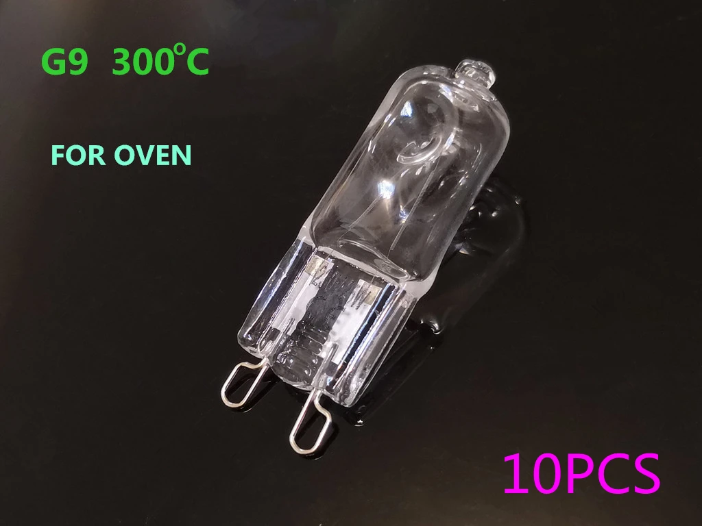 10pcs G9 High temperature bulb G9 220V 40W G9 oven light bulb 60W G9 ...